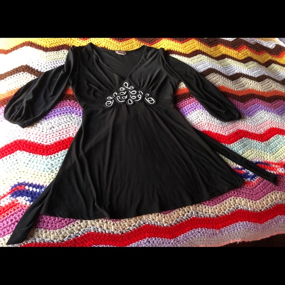 Belinda | Tops | Embellished Flowy Top Wtie Back By Belinda | Poshmark